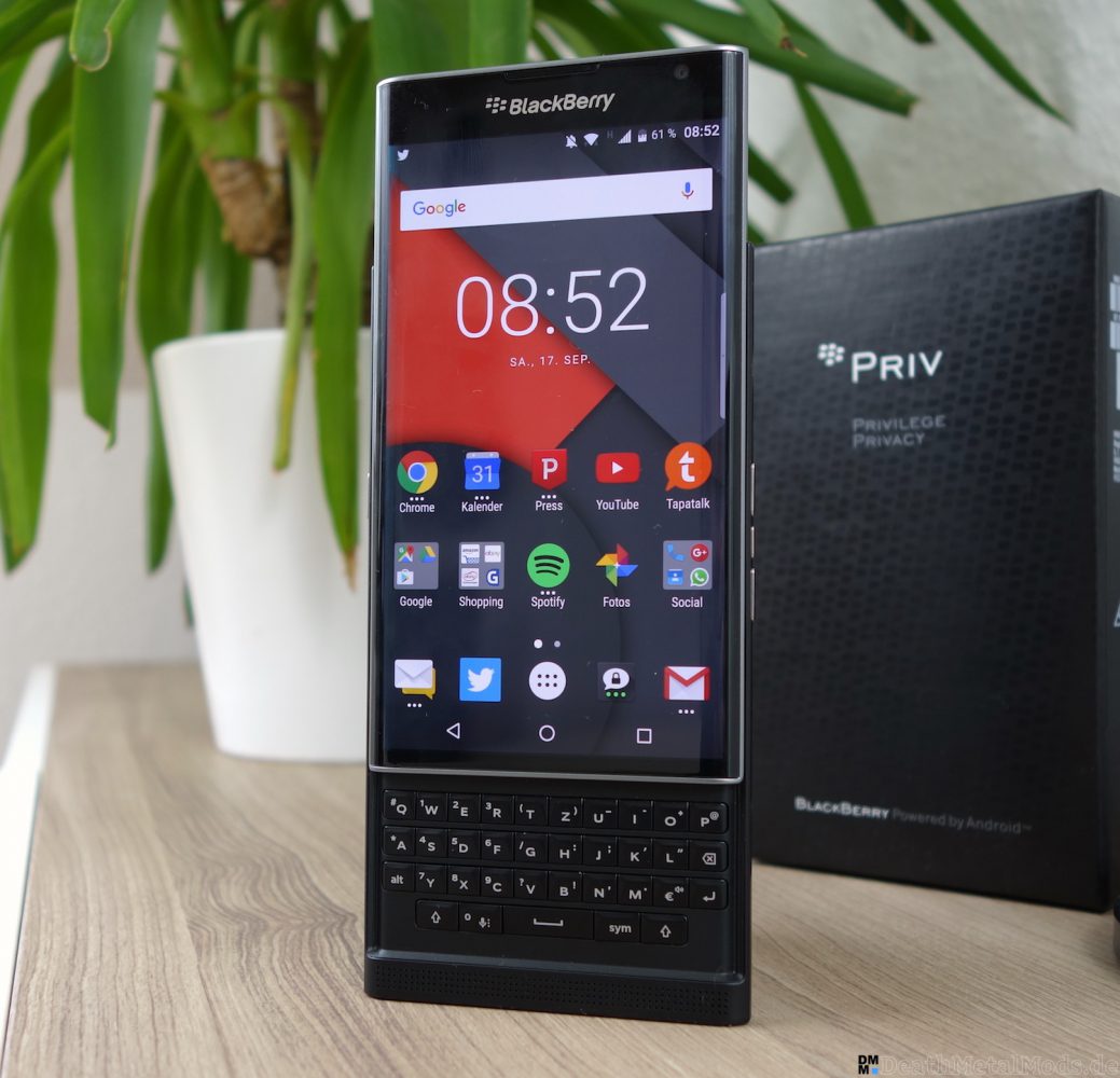 Blackberry PRIV: QWERTZ-Slider und Sicherheitsversprechen im Test ...